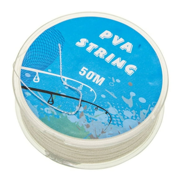 RANMEI 50M Pva Water Soluble White Fishing Bait Line 8 For Braided ...