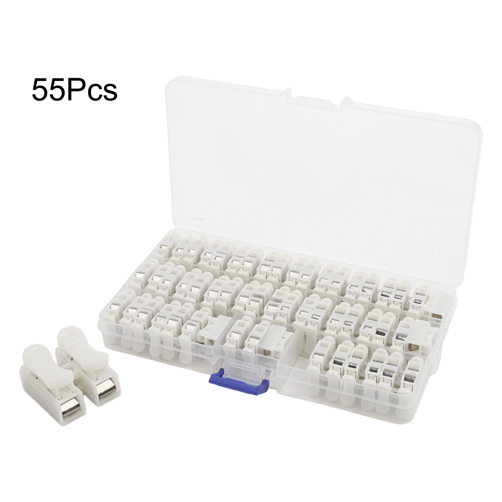 RANMEI 55Pc Ch-2 Quick Wire Connector Plug-In Terminal Block Electrical ...
