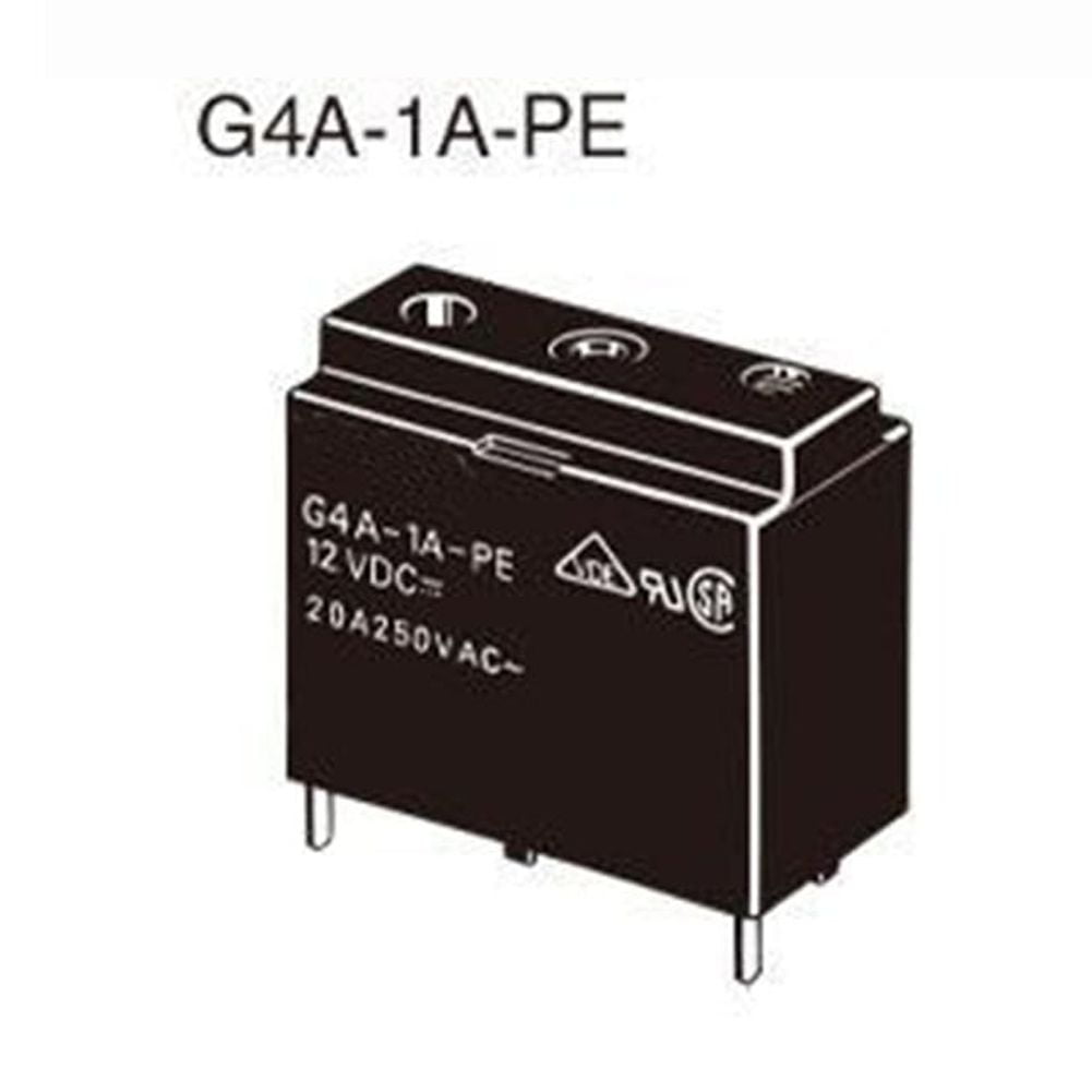 RANMEI 5Pcs New 12V 4Pin20A Power Relay G4A-1A-Pe-12V G4A-1A-Pe-24V ...