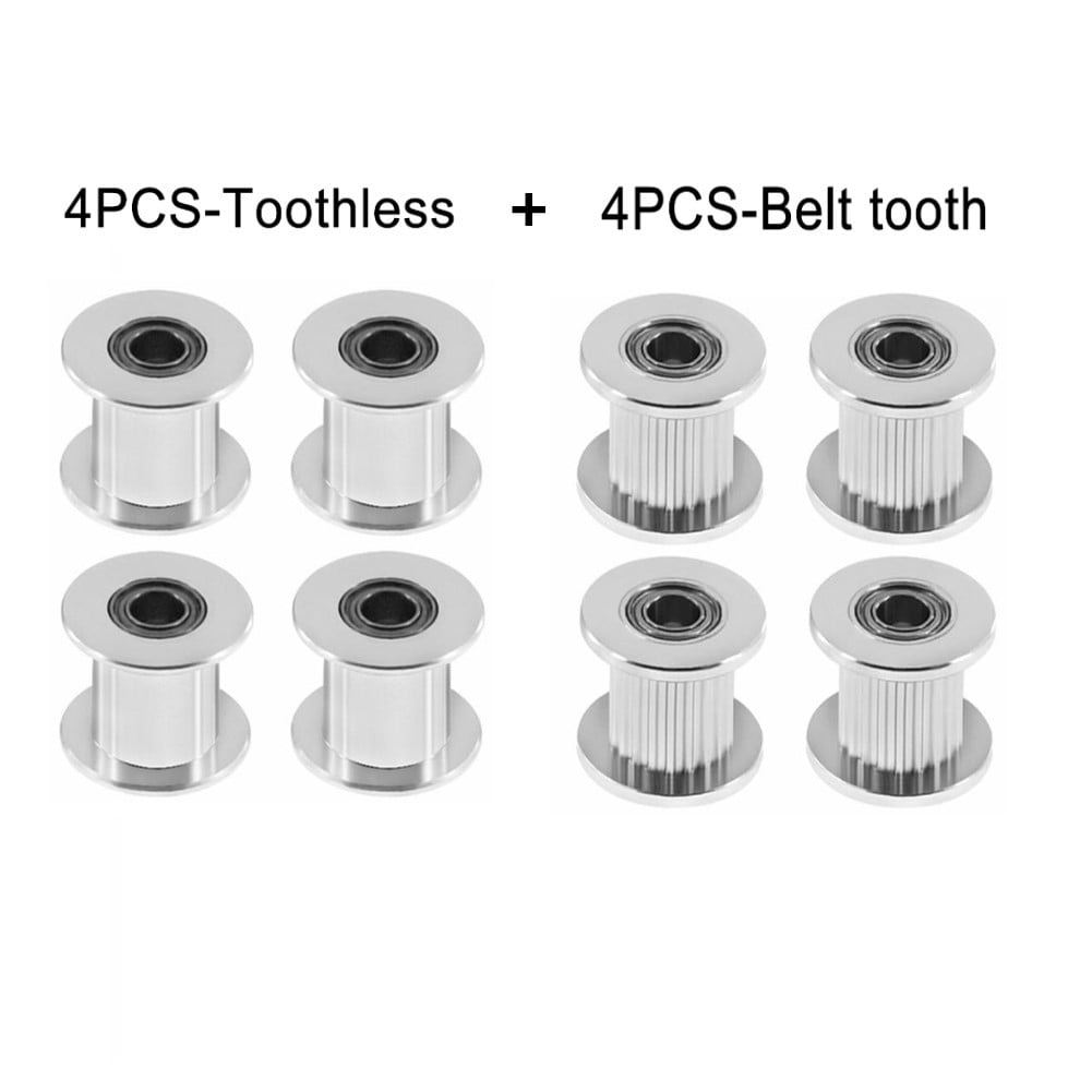 RANMEI 8 Pc Idler Pulleys Synchronous Wheel For 20T 5Mm Bore For 2Gt ...