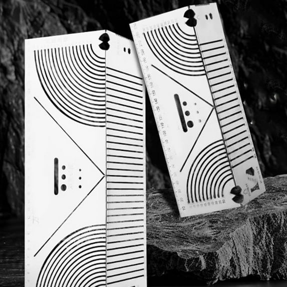 RANMEI 90°Marking Ruler Drawing Tool Angle Marking Tool Square Tube ...