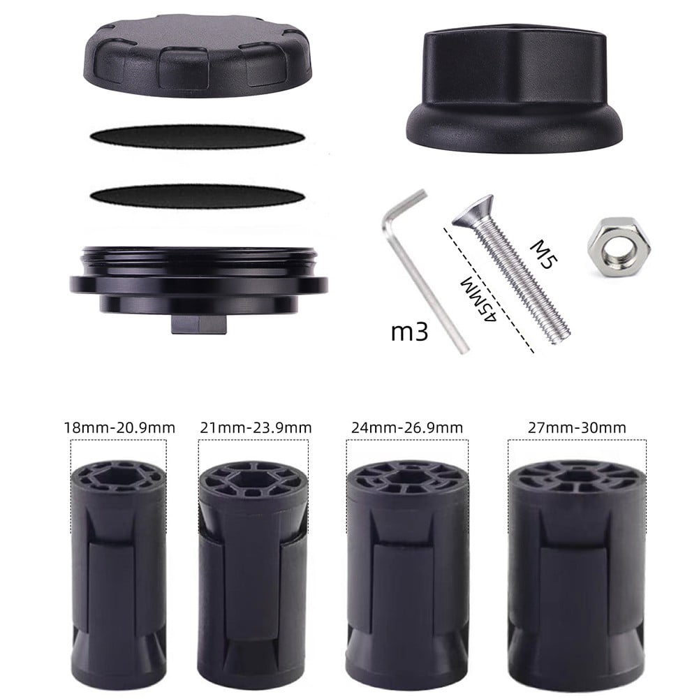 RANMEI Bike Fork Bottom Hole Plug Stash Inside Protect Headset Anti ...