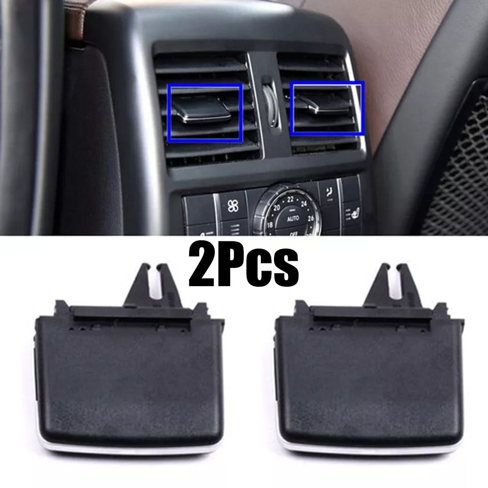 RANMEI Black Rear Air Conditioning Vent Clips For Mercedes For Benz ...