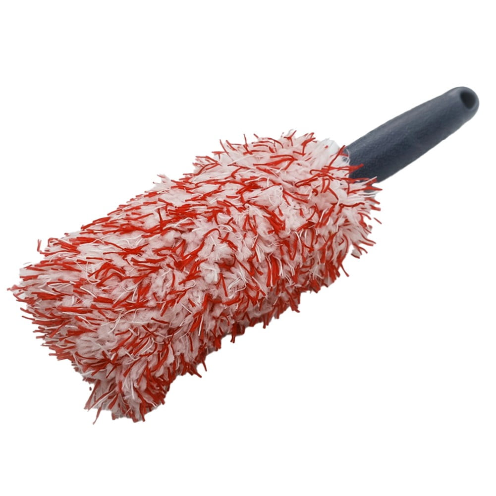 RANMEI Borstel Car Wheel Rim Cleaning Brush Portable Plush Car Wheel ...