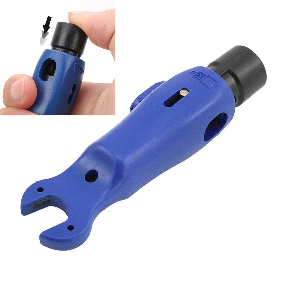 RANMEI Cable Stripper Spring Wire Stripper 9.8*2.5*2.3Cm Blue Cable ...