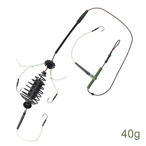 RANMEI Carp Fishing Bait Cage Line Group Feeder Sinker String Hook ...