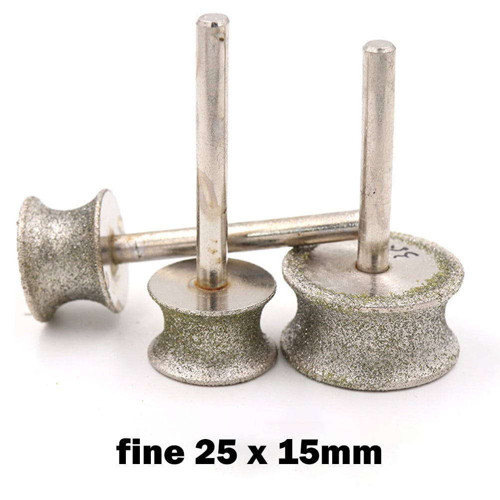 RANMEI Concave Diamond Abrasive Wheel Arc Head Grinding Jewelry Carving ...