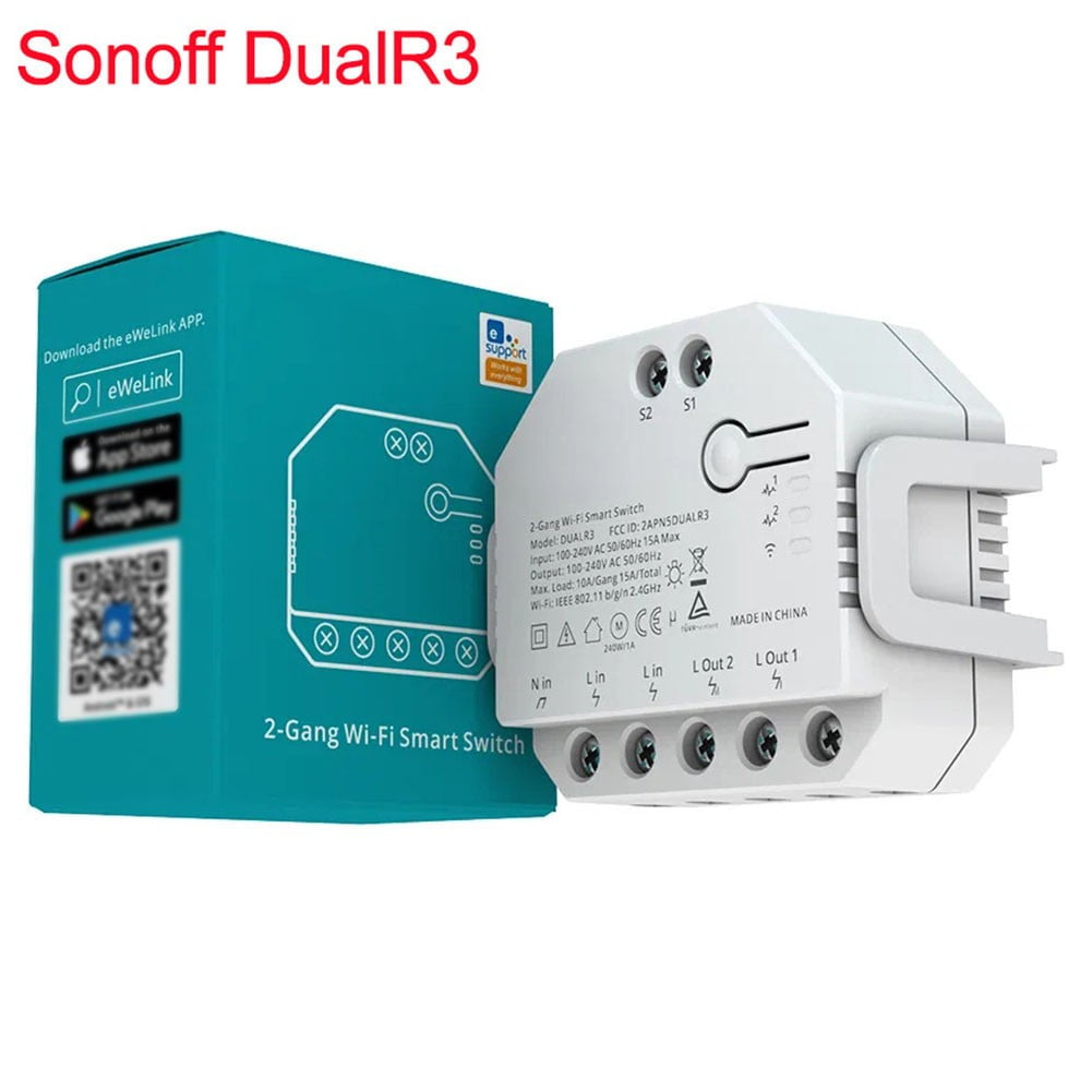 RANMEI DualR3/Lite 2Way Switch Smart Home Refit Wireless WIFI APP ...