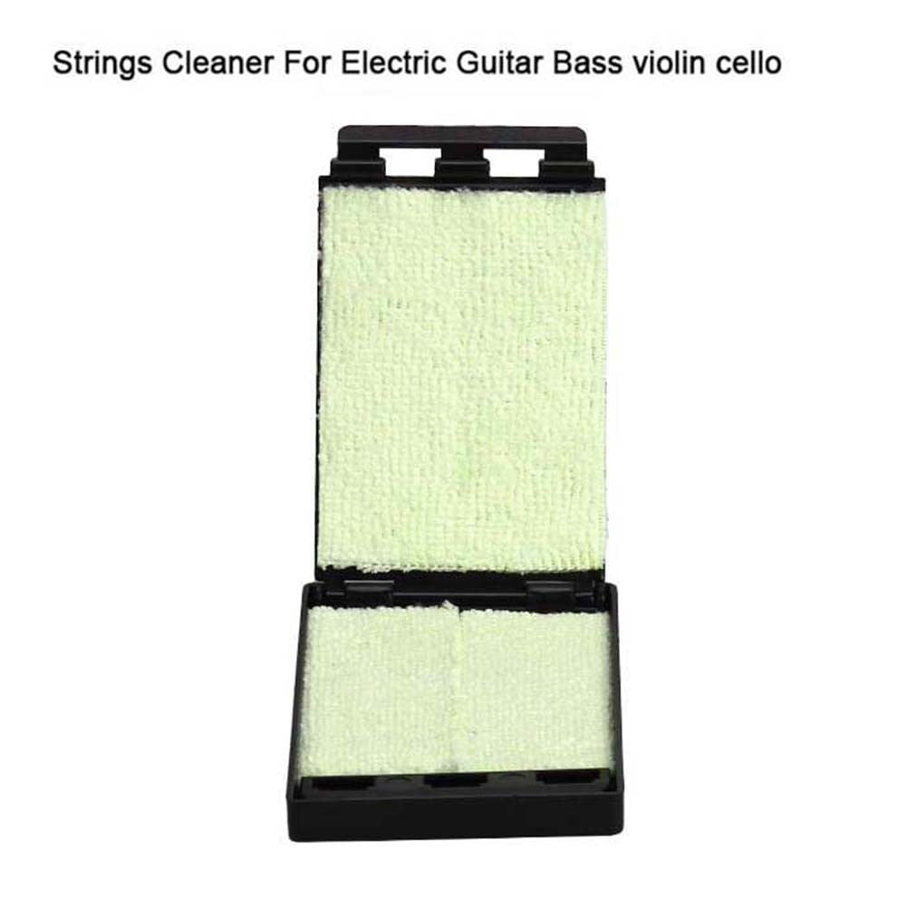 RANMEI Electric Acoustic Guitar Bass String Scrubber Rub Cleaning Tool ...