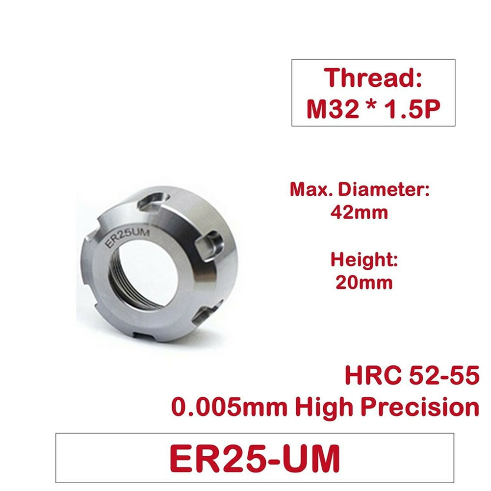 RANMEI Er 11 40 A/M/Um Collet Clamping Nut For Milling Chuck Strong ...