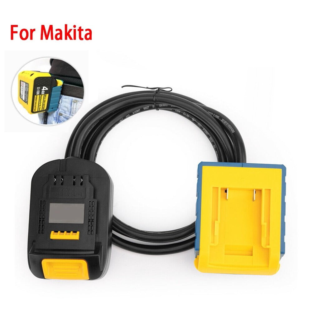 RANMEI For Battery Extension Cord 18/20v Max Adapter Battery Power-Tool ...
