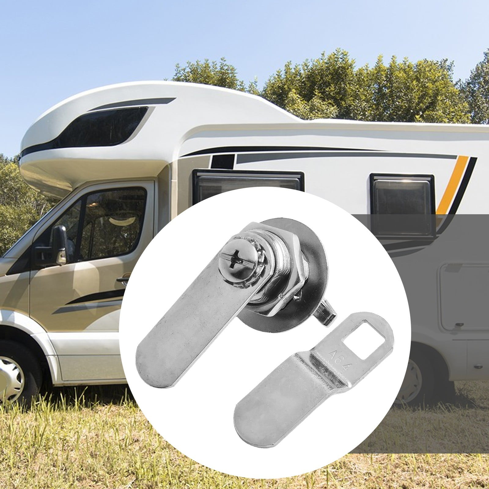RANMEI For Rv Boat Storage Offset Cam Lock Quick Access Thumb Operated ...