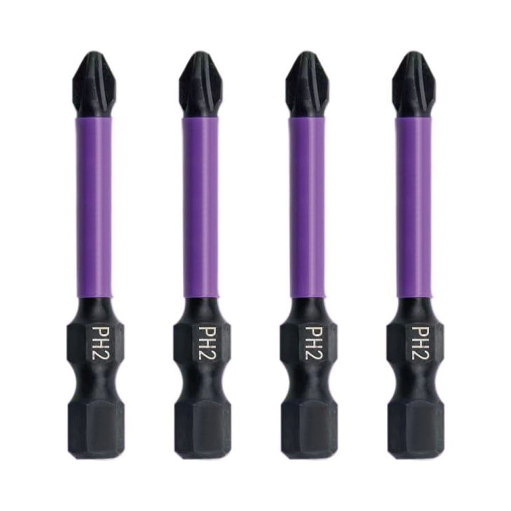 RANMEI HRC61 Degree Magnetic Cross Screwdriver Bits PH2 Screwdriver ...