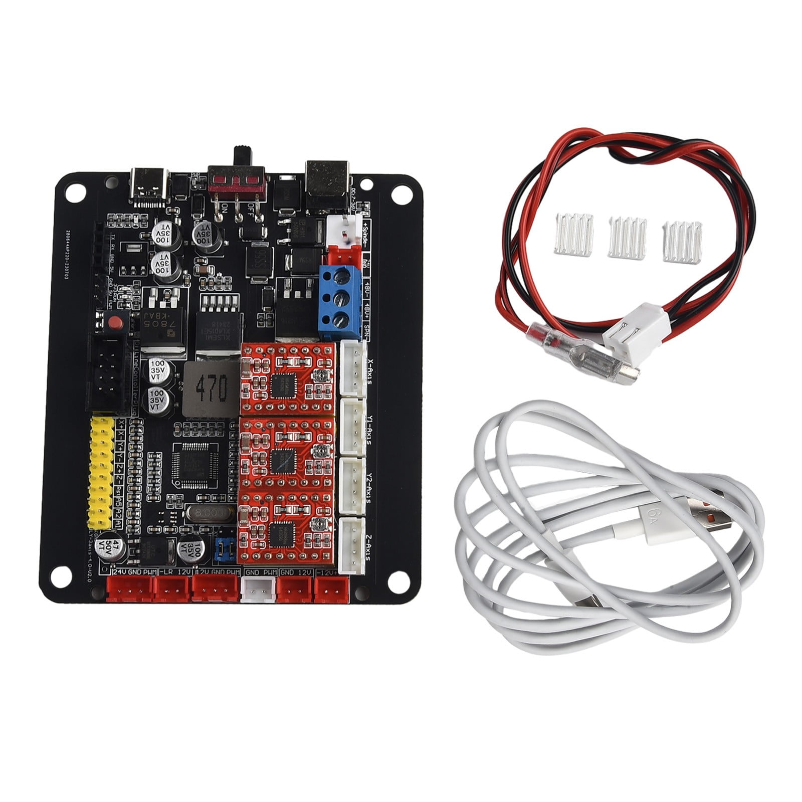 RANMEI High Quality CNC GRBL 11 Control Board Supports XYZ and Dual Y axis Control - Walmart.com