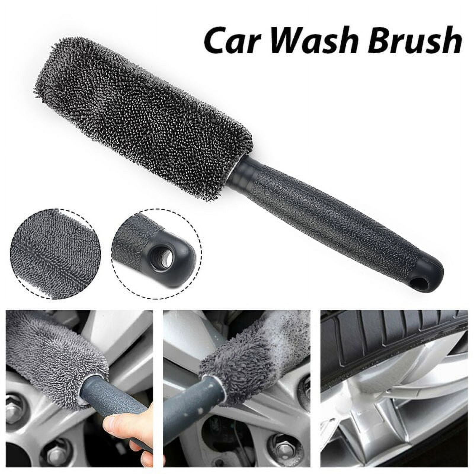 RANMEI High Quality Car Wash Portable Microfiber Wheel Tire Rim Brush ...
