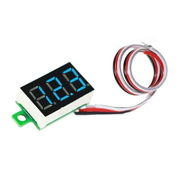 RANMEI Led Digital Voltage Table 0.36In 3Wire Minimun Digital Voltmeter ...