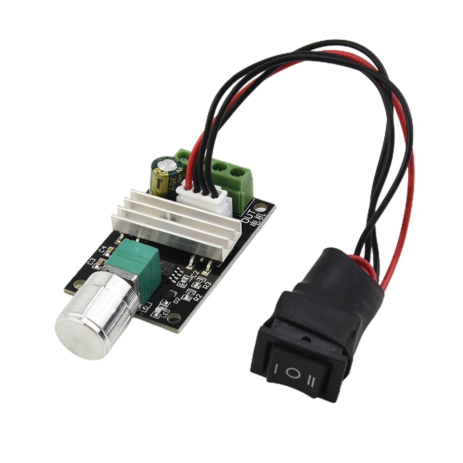 RANMEI Mini 3A Pwm 12V Dc Motor Speed Controller Module Dc-Dc 6V-28V ...
