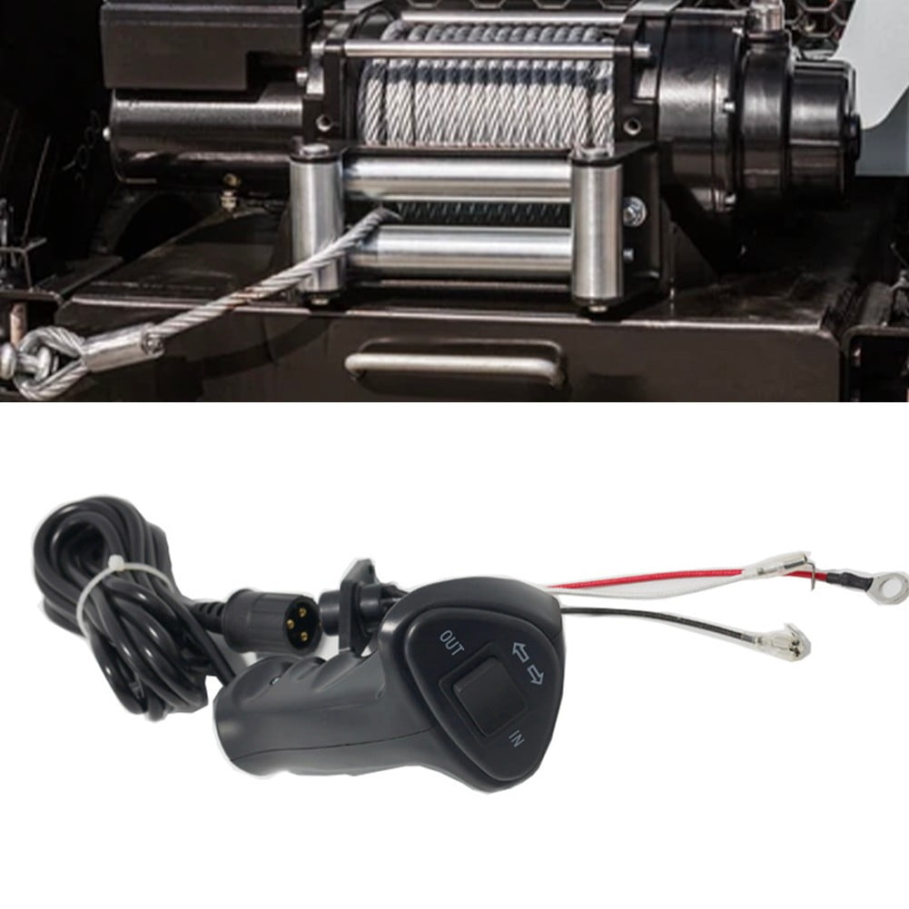 RANMEI Off Road Vehicle 3Pin Electric Winch Remote Control Lightweight ...