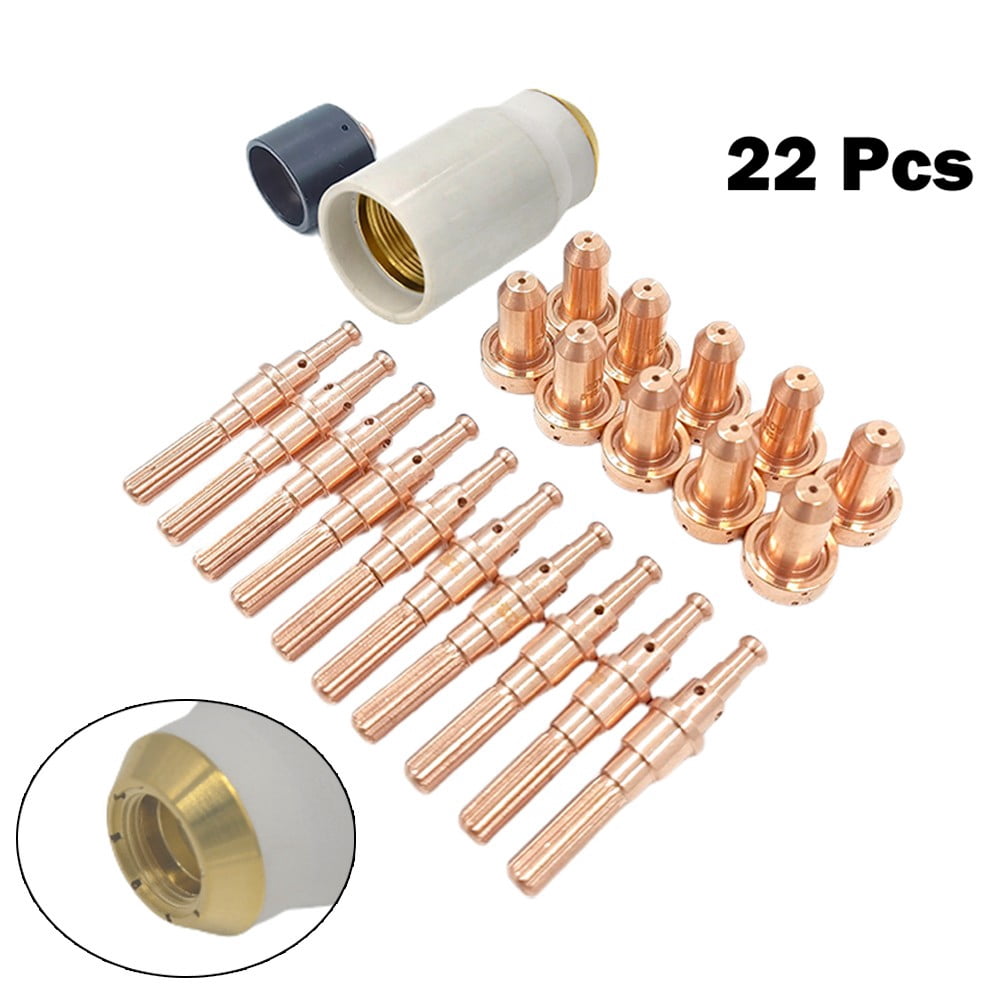 RANMEI Plasma Cutter Torch Electrode And Nozzle Tips Replacement Combo ...
