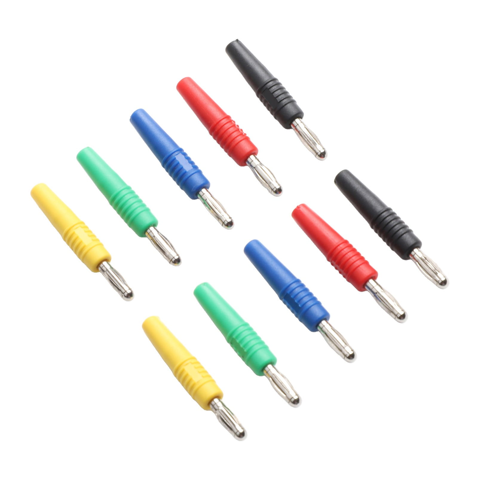RANMEI Practisense 10Pcs Banana Plugs For Electrical Testing And ...