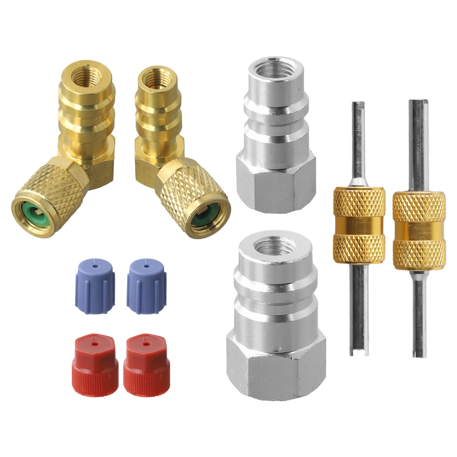 RANMEI R12 To For R134A Conversion Kit Quick Coupler Valve Adapter High ...