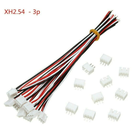 RANMEI Reliable 10 Sets Xh2 54Mm Cable Connector 2Pin/3Pin Male Female Connector Plug Wire 200Mm ...
