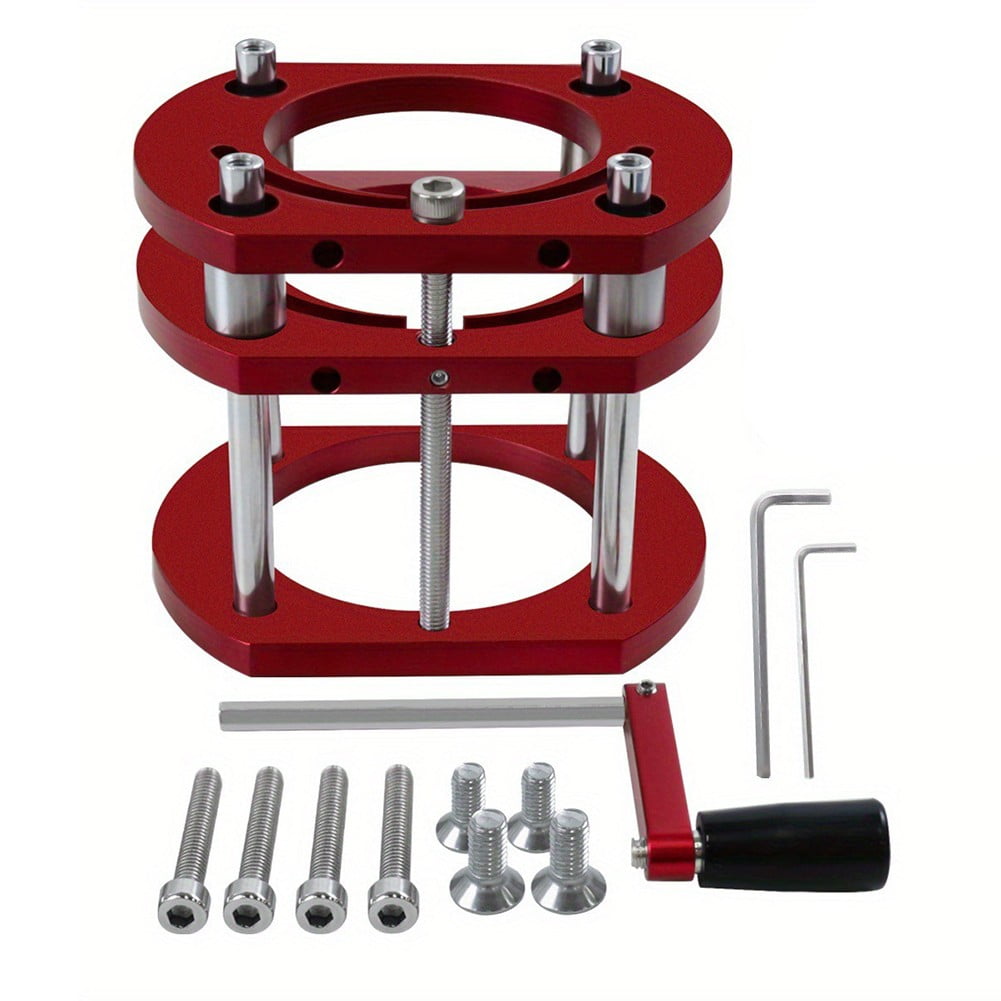 RANMEI Router Lift Base Metal Router Lifting Table Saw Insert Plate 4 ...
