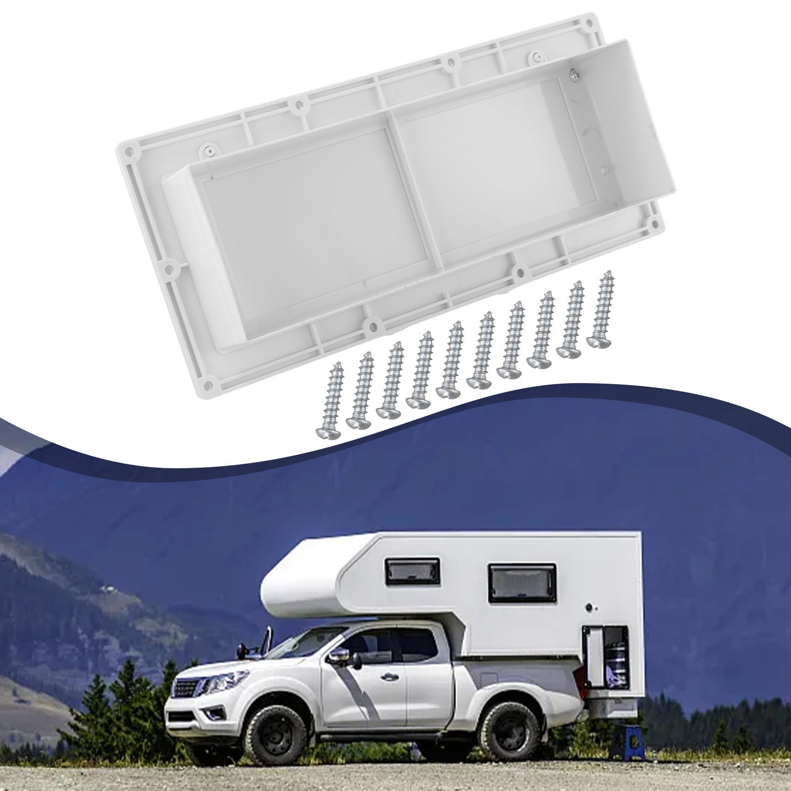 RANMEI Rv Vent Cover With Screws For Camper Exhaust For Range Hood With ...