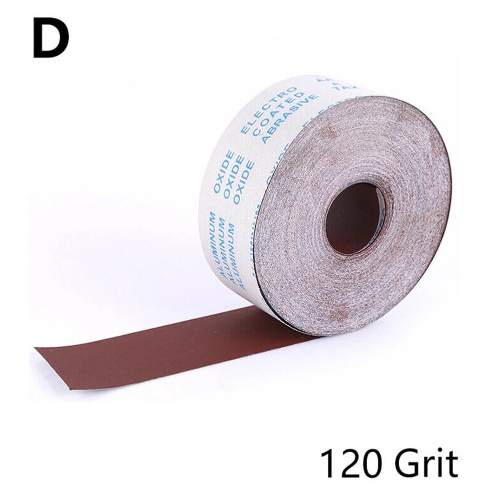 RANMEI Sandpaper Roll Emery Cloth Sanding Abrasive Sheets 80 100 120 ...