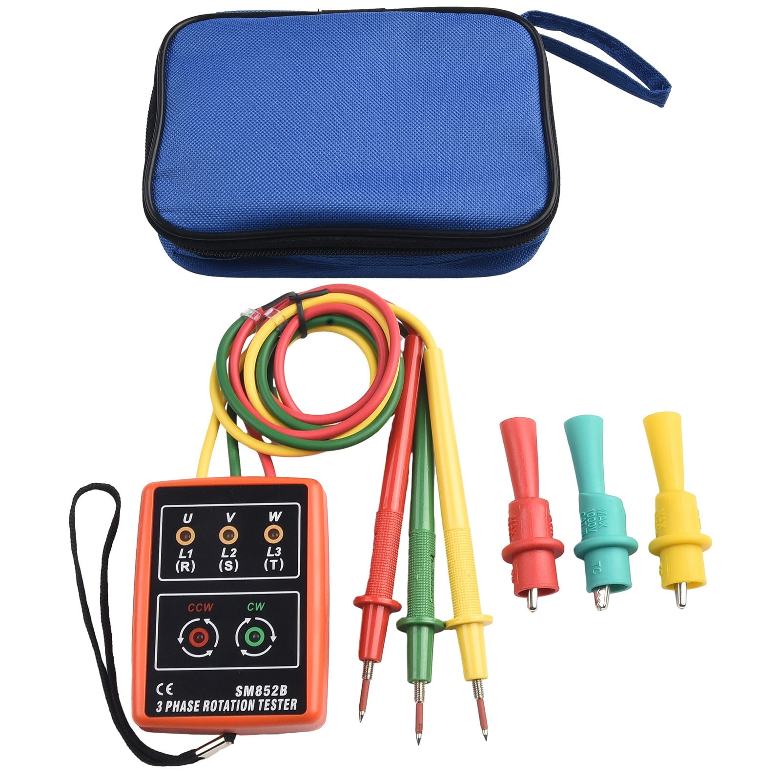 RANMEI Sm852B 60V-600V Ac Three-Phase Rotating Indicator Meter Phase ...