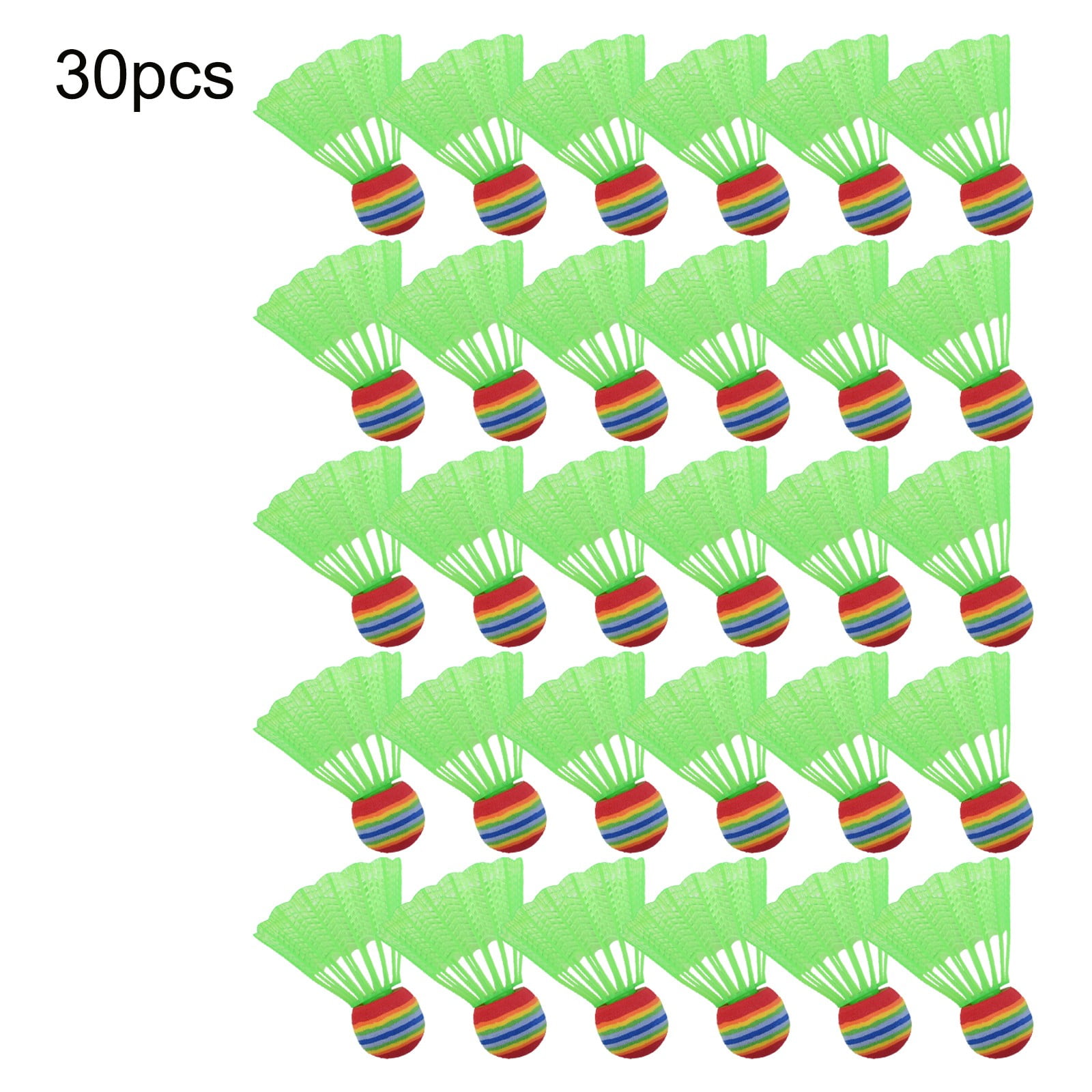 RANMEI Sponge Shuttlecock Set Of 30 Ideal For Children To Practice ...