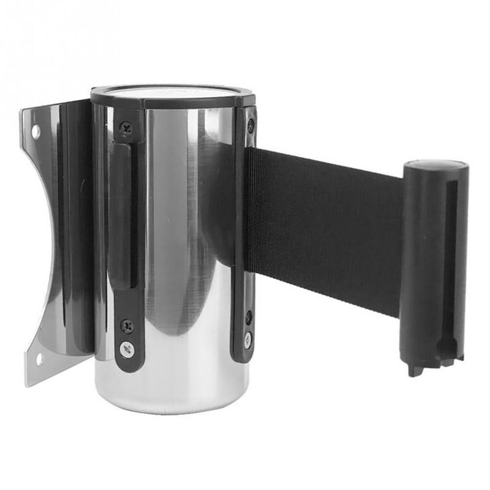 RANMEI Stainless Retractable Belt Stanchion Queue Barrier Wall Mount ...