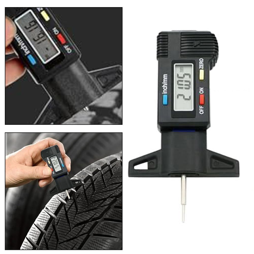 RANMEI Tire Measurement Tool Tread Check Tool Essential Tire Safety ...