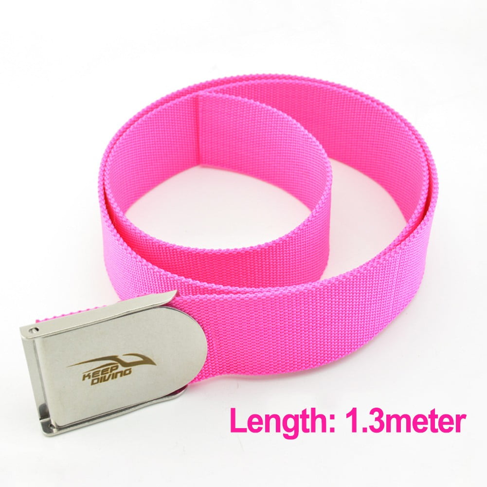 RANMEI Underwater Exploration Pink Scuba Diving Belt Stainless Steel ...