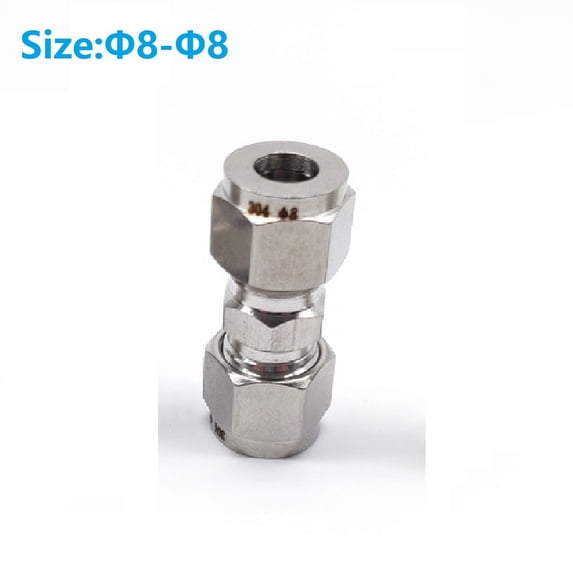 RANMEI Versatile Stainless Steel Compression Tube Fitting Straight ...