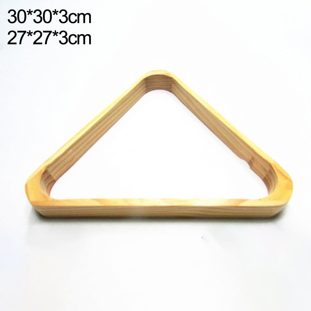 RANMEI Wooden Billiard Triangle Rack For Both Sizes Of Pool Balls And ...