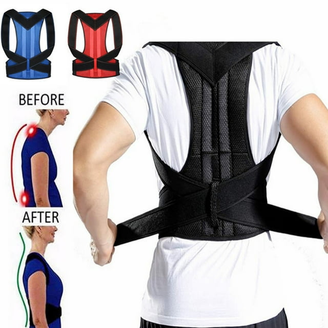 RAOx Back Brace Belt Correct Posture Adjustable Buckles Lightweight ...