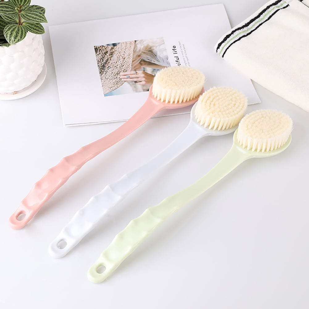 RAOx Long Handle Bath Shower Brush Body Back Exfoliating Scrubber for ...