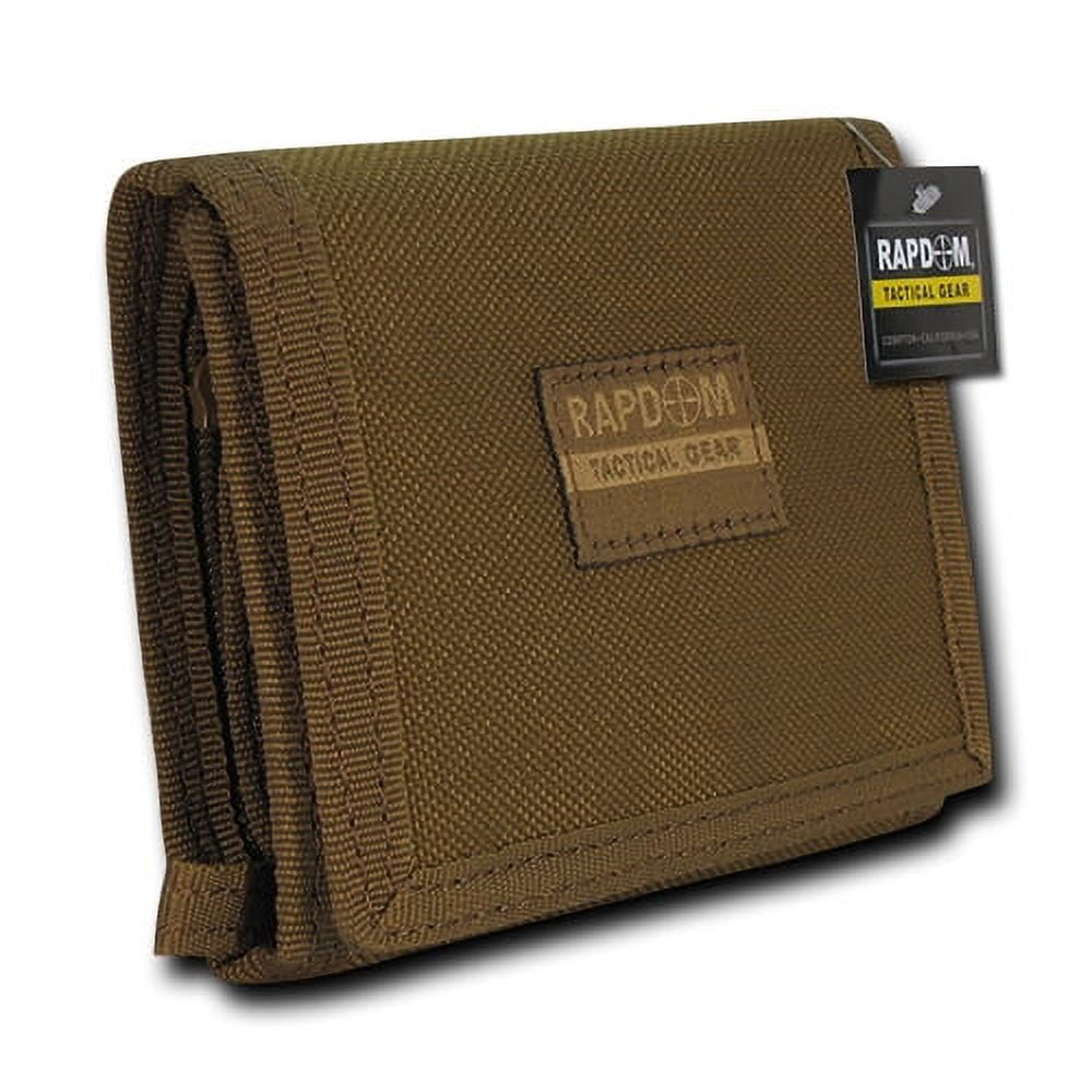 RAPDOM Men's Tri-Fold Wallet Tactical Non Stick ID Window 18 ...