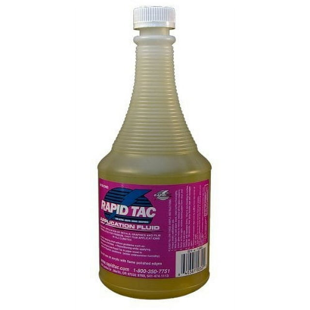 RAPID TAC Vinyl Wraps, Decals, Stickers Application Fluid with 32oz ...