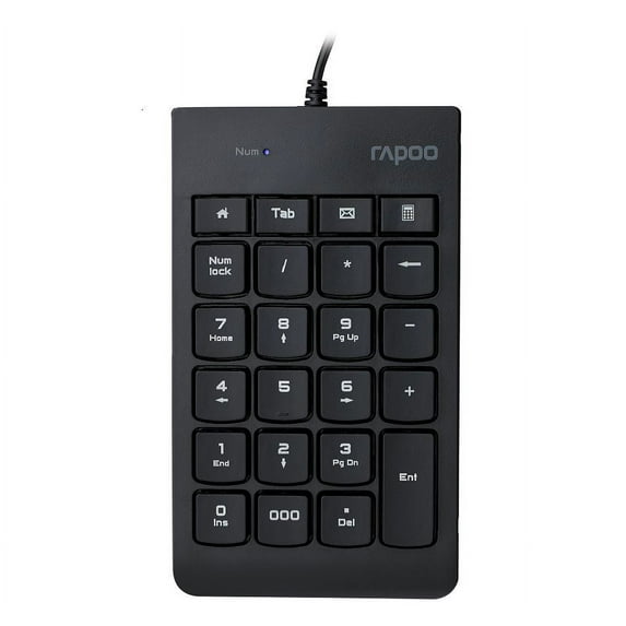 RAPOO K10 Wired Numeric NumberPad Keyboard - Spill Resistant Design ...