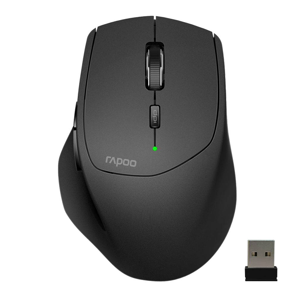 RAPOO MT550 Multi-Device Bluetooth Mouse, Wireless, 4 Adjustable DPI ...