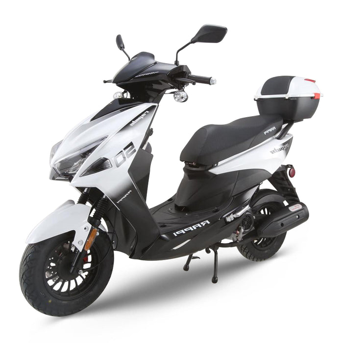 RAPPI Gas Moped, 50cc Street Scooter for Adult Equipped With Rear ...