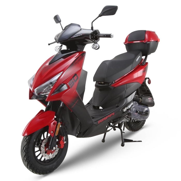 RAPPI Gas Moped, 50cc Street Scooter for Adult Equipped With Rear ...