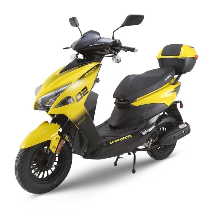 RAPPI Gas Moped, 50cc Street Scooter for Adult Equipped With Rear ...