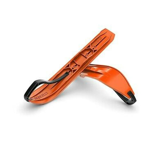 RAPTOR ORANGE ATV SKIS - SlyDog Skis w/Loops & Carbides for ATSki ...