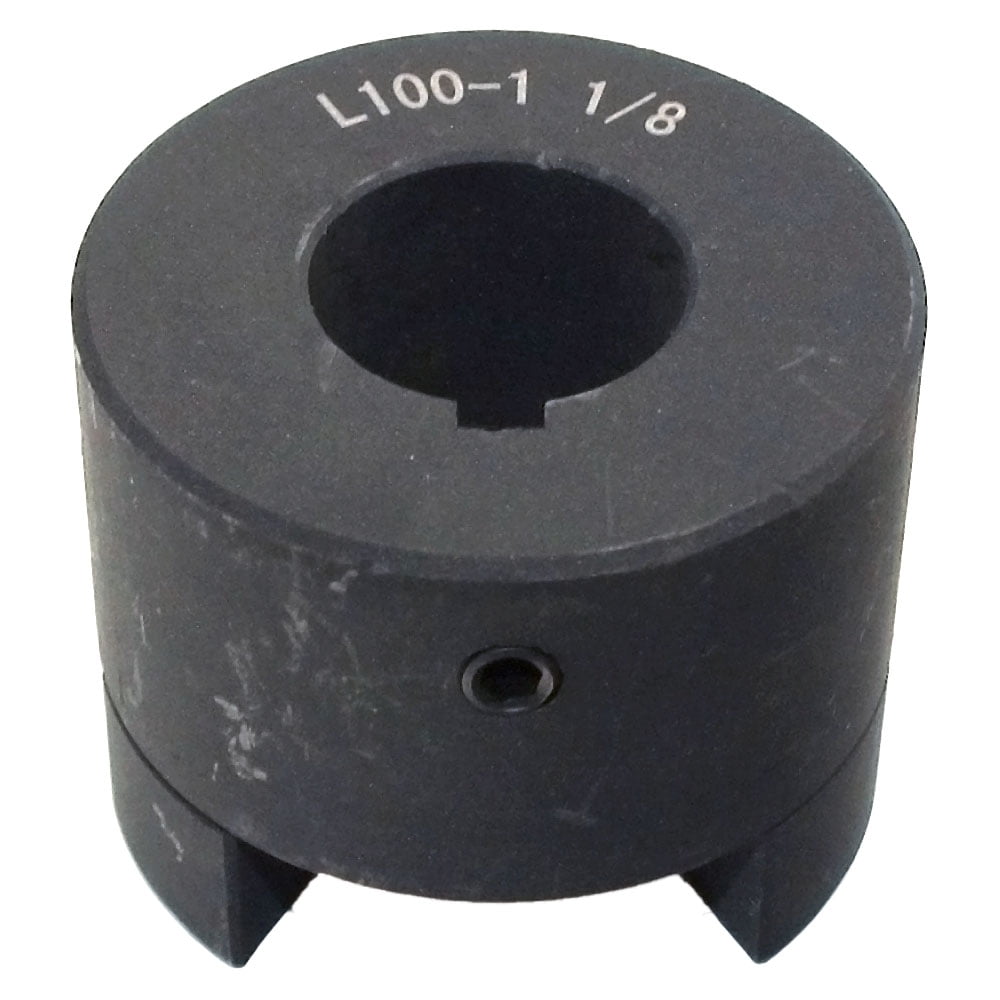 RAParts 1-1/8" L-Jaw Coupler - L100 Series - 1/4" Keyway - 1-1/8" Bore ...
