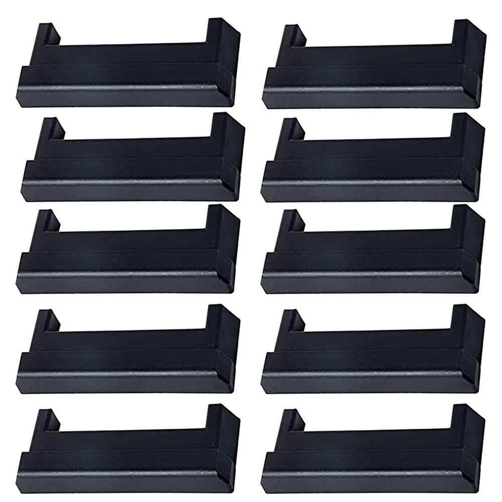 RAParts 10 E Track Tie-Down Rail End Covers Durable Black Plastic End ...