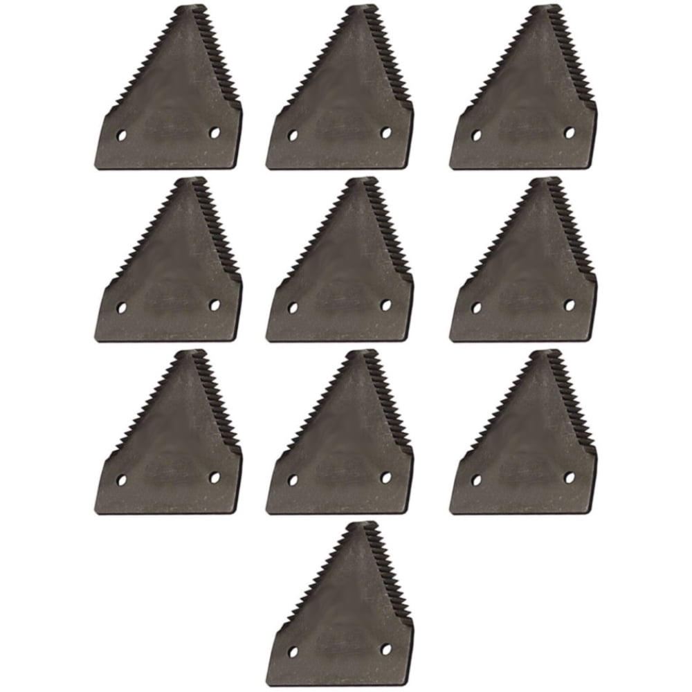 RAParts 10 Pack Sickle Bar A+ Heavy Super 7 Top Serrated Teeth Blade ...