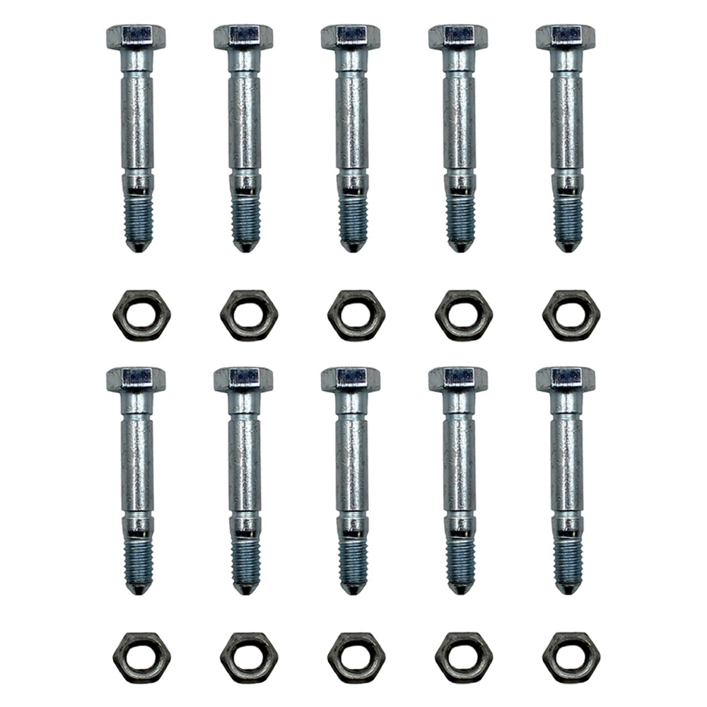 RAParts (10) Shear Pins & Bolts for Ariens 51001500 510015 Push ...